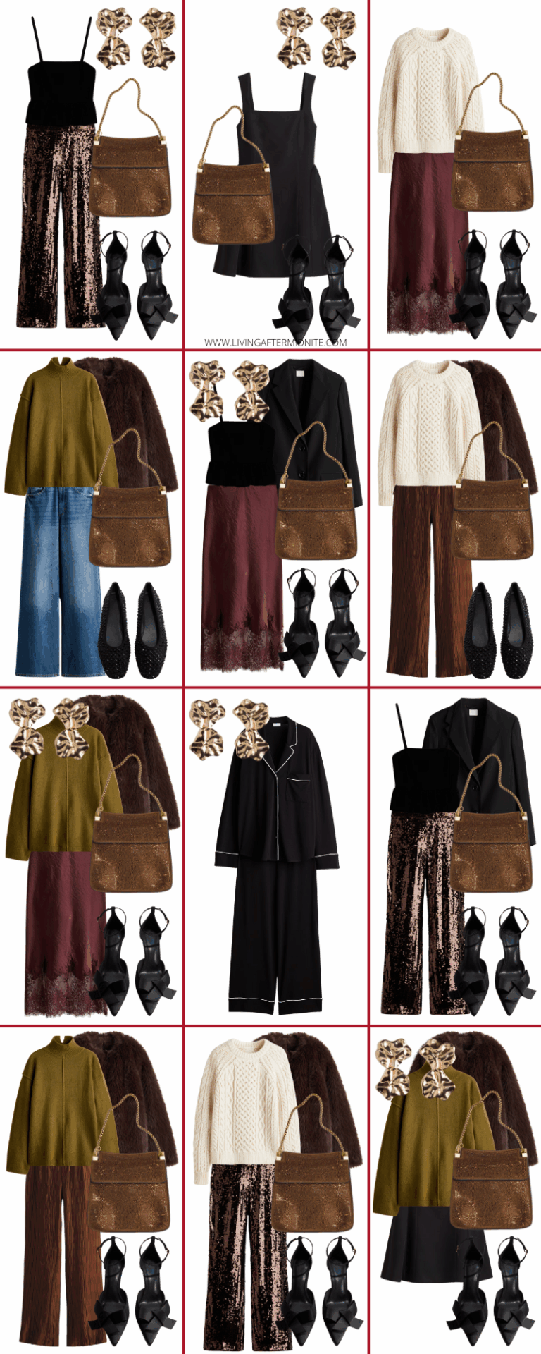 Holiday Capsule Wardrobe - living after midnite